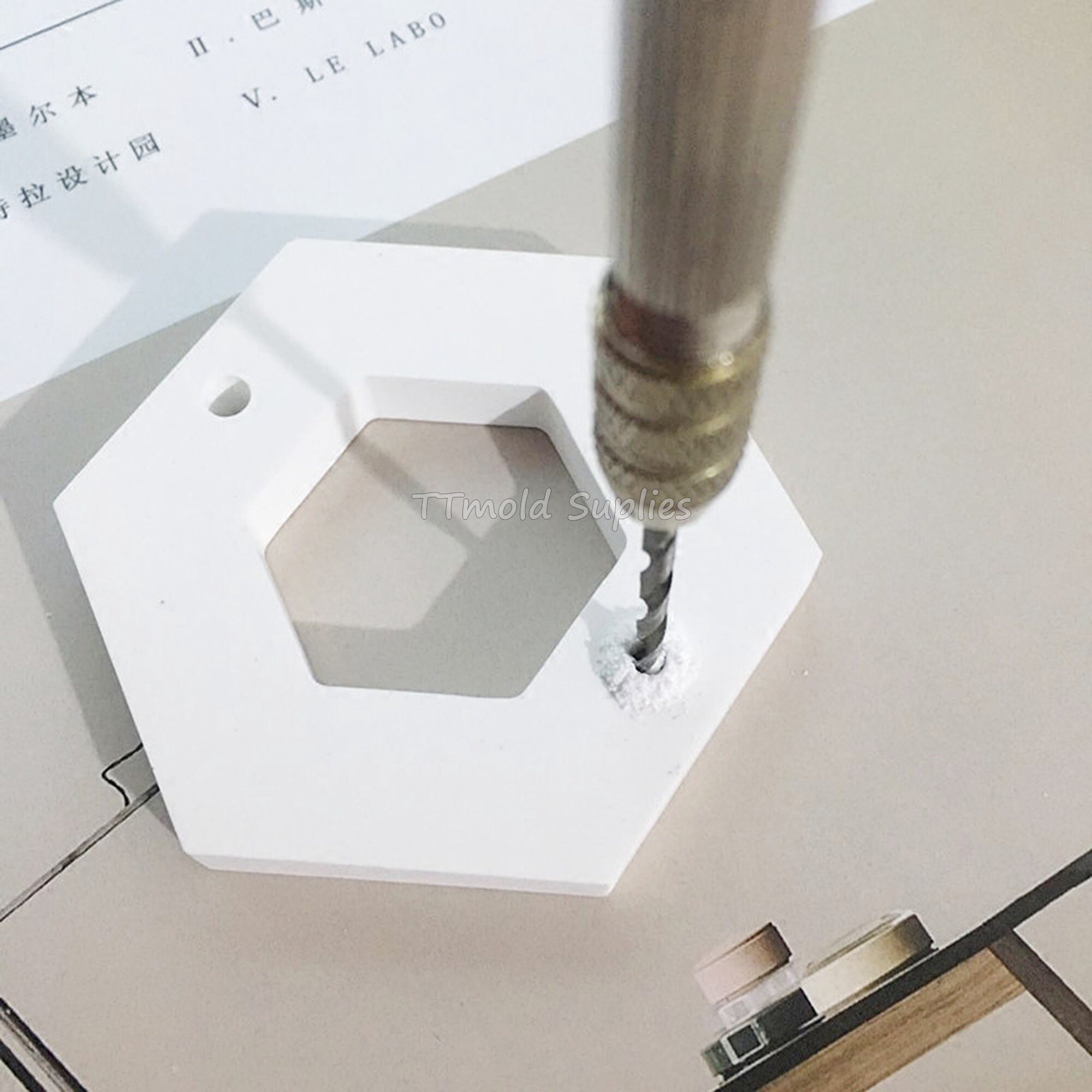 Hand-made Perforated Drill Bit Diy Candle Wick Perforated Perforated ...