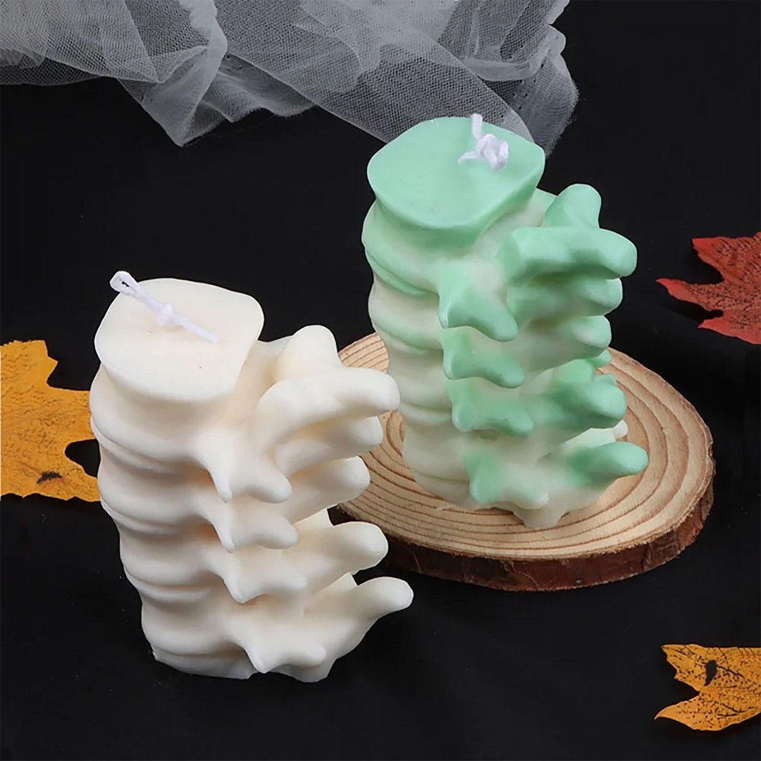 Spine Vertebrae Candle Mold for Halloween Decor Premium Candle Gift ...