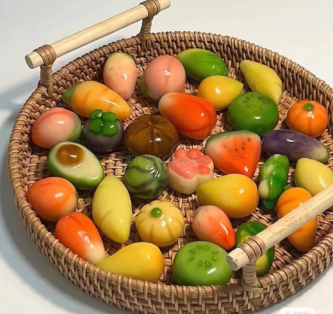 Thailand Luk Chup Mung Bean Cake Silicone Mold, Luk Choop Chocolate ...