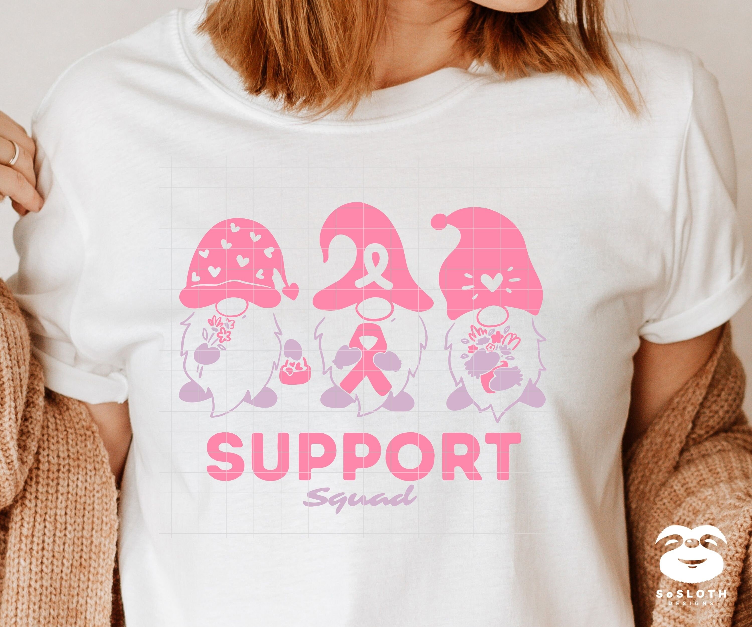 Support Squad Svg Funny Gnomies Svg Png Dxf Files Instant - Etsy