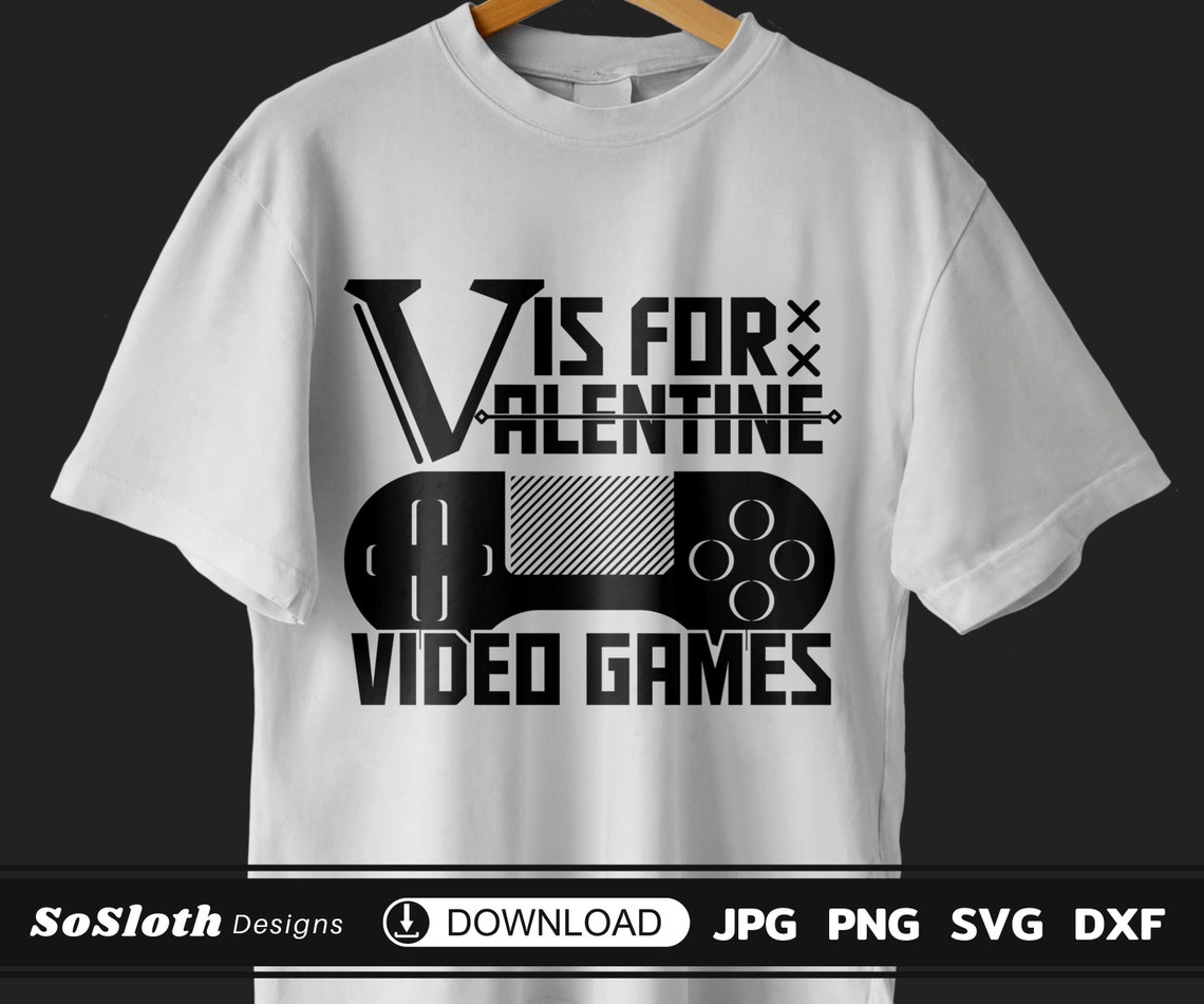 V is for Video Games Svg Instant DOWNLOAD for Cricut Kids | Etsy