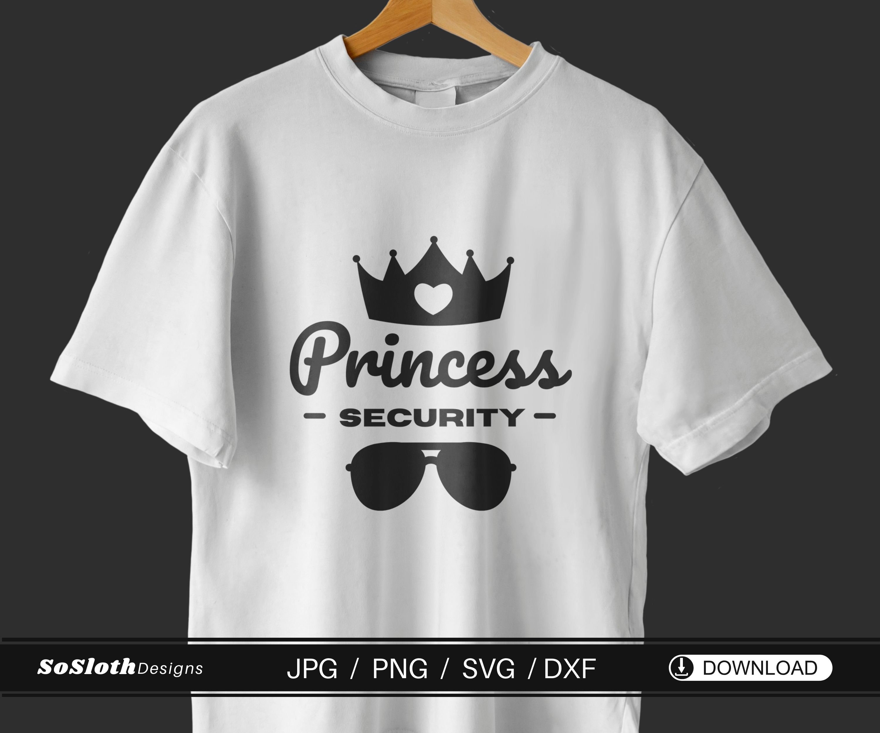 Princess Security Svg Png Dxf Files Instant DOWNLOAD for - Etsy