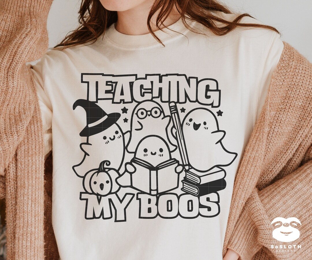 Teaching My Boos Svg, Png Dxf Files, Instant DOWNLOAD for Cricut ...