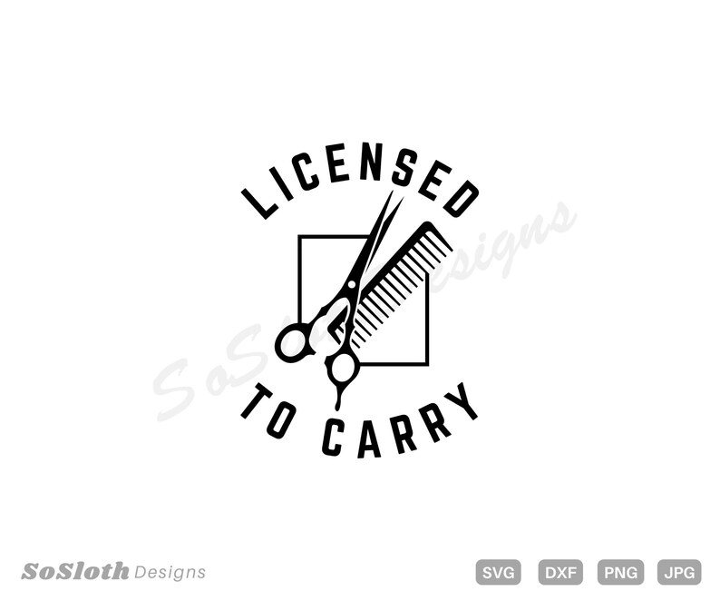 Licensed to Carry Svg Png Dxf Files Instant DOWNLOAD for - Etsy