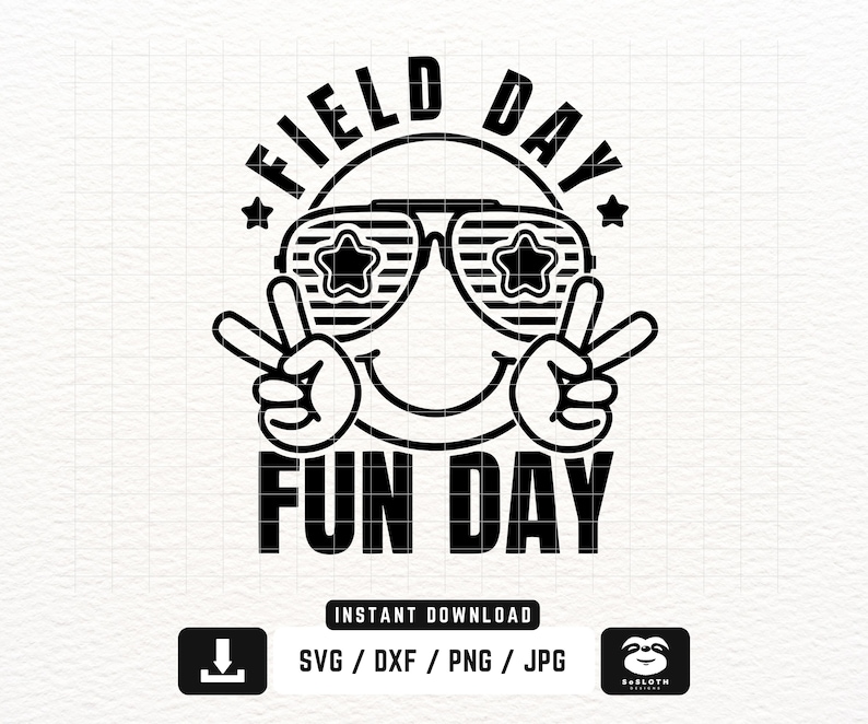 Field Day Fun Day Svg Png Dxf Files Instant DOWNLOAD for - Etsy