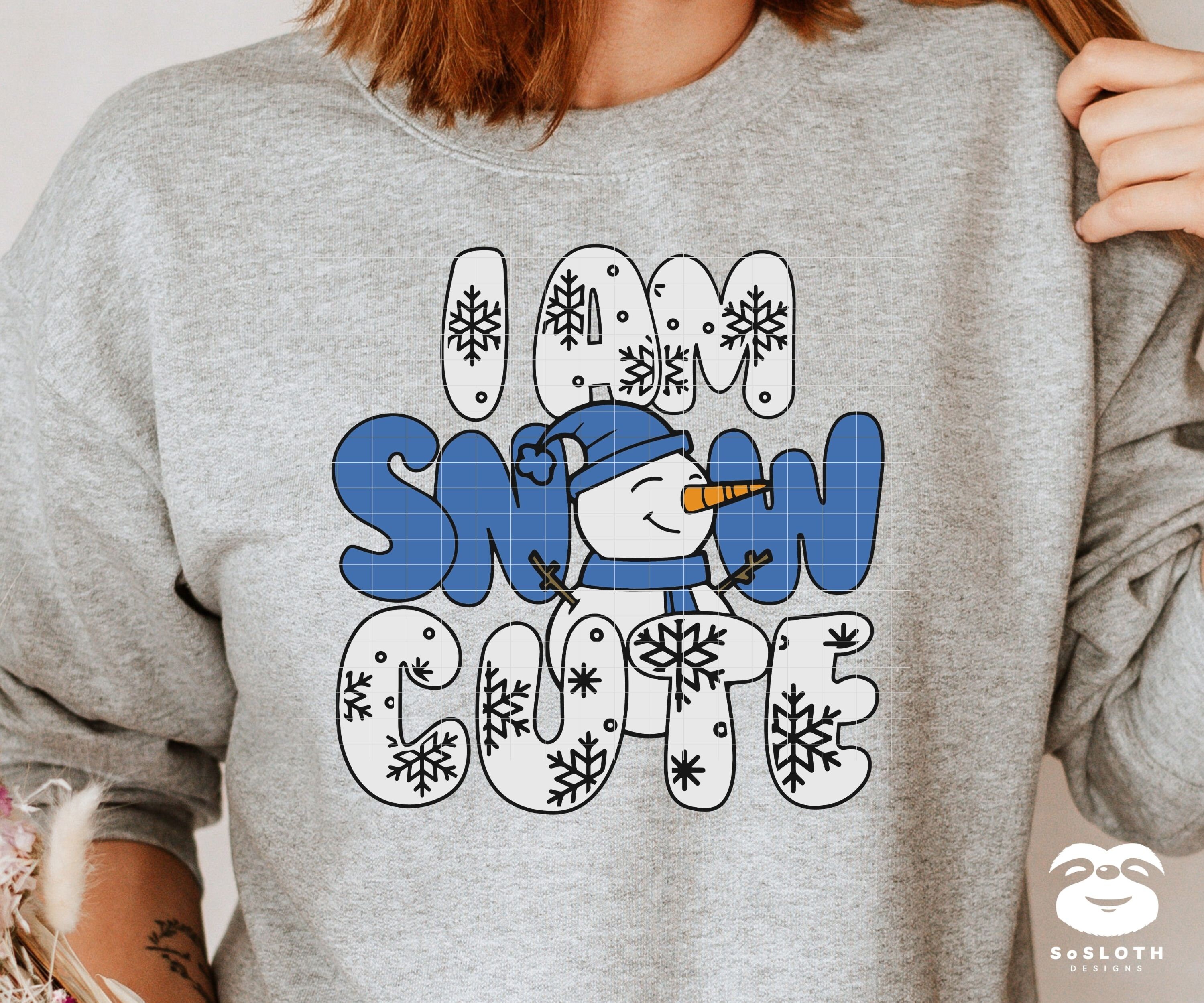 I Am Snow Cute Svg Png Dxf Files Instant DOWNLOAD for - Etsy