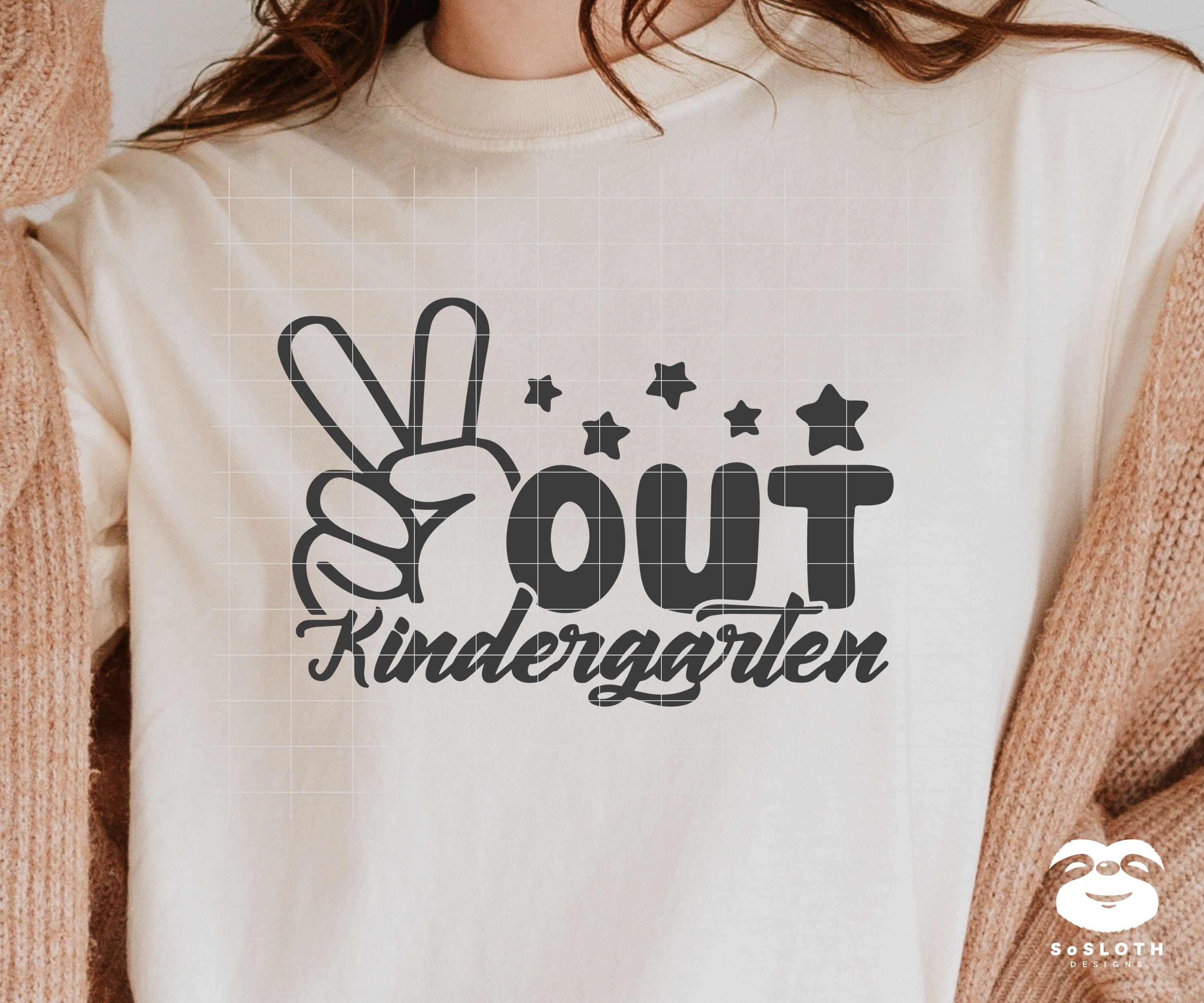 Peace Out Kindergarten Svg Png Dxf File Instant DOWNLOAD for - Etsy
