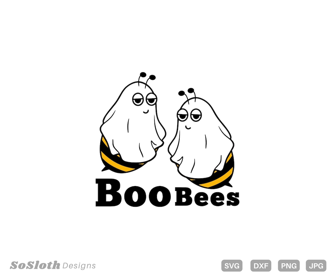 Boo Bees Svg, Png Dxf Files, Instant DOWNLOAD for Cricut, Halloween Svg ...