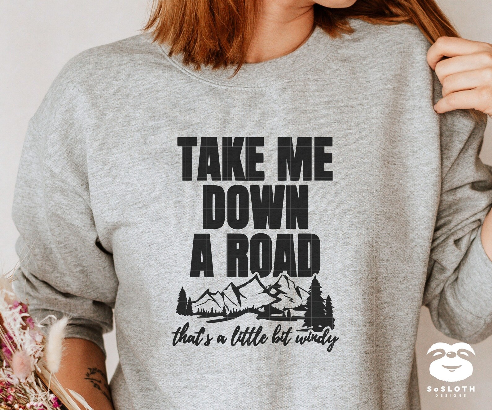 Take Me Down a Road That’s a Little Bit Windy Svg, Png Dxf Files ...