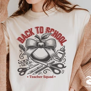 Back to School Teacher Squad Svg, Png Files, Instant DOWNLOAD for ...