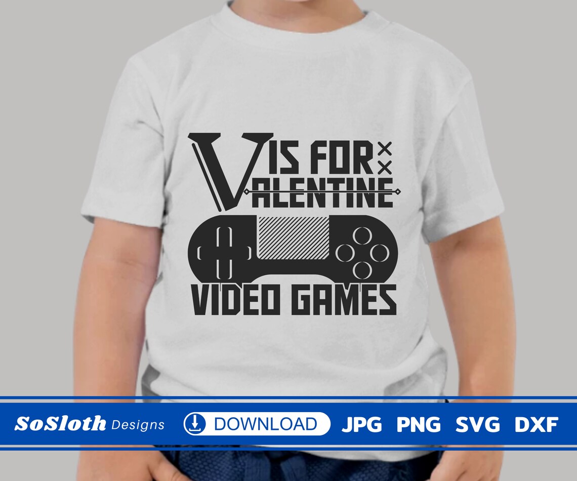 V is for Video Games Svg Instant DOWNLOAD for Cricut Kids | Etsy