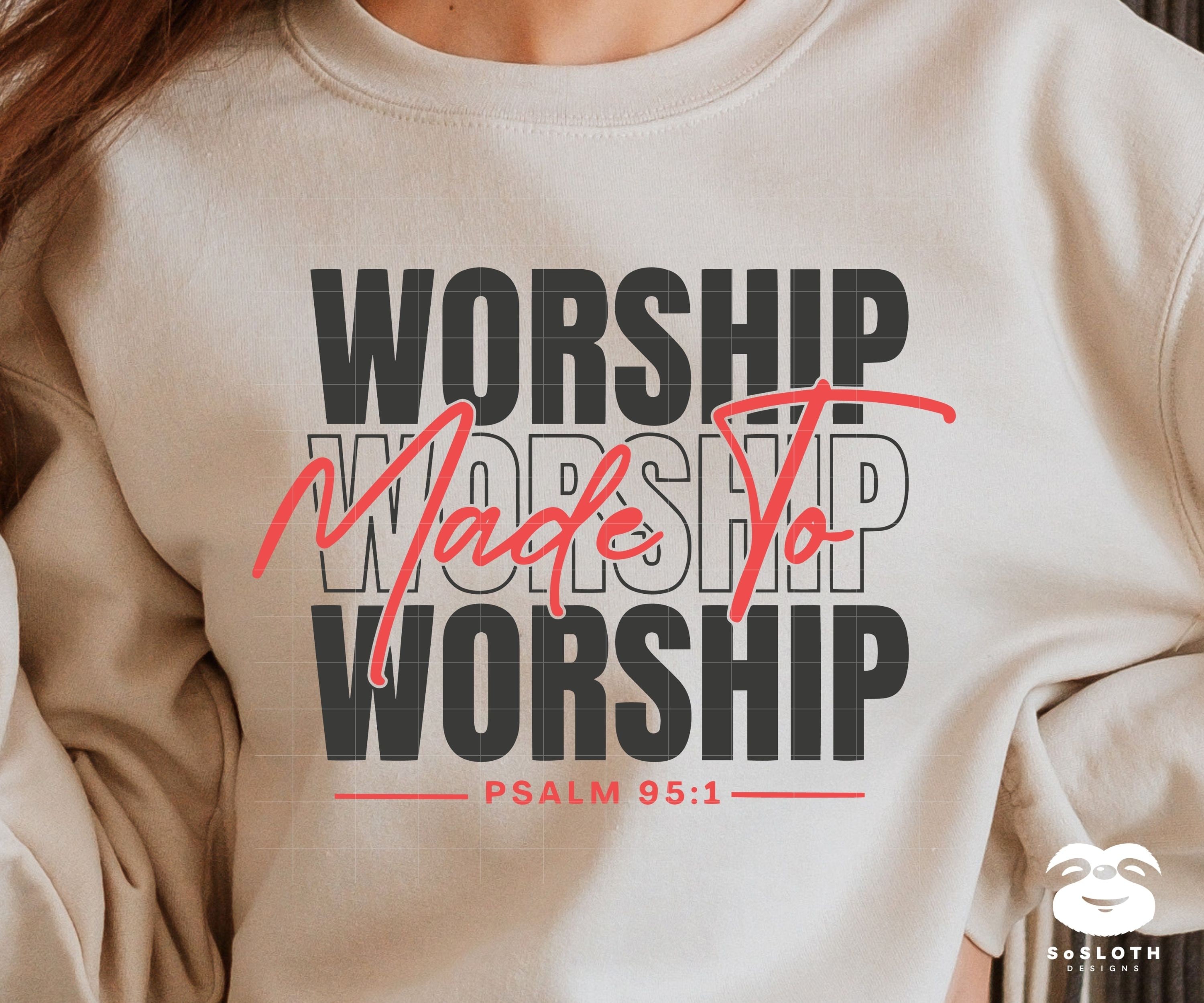 Made to Worship Svg, Png Dxf Files, Instant DOWNLOAD for Cricut ...