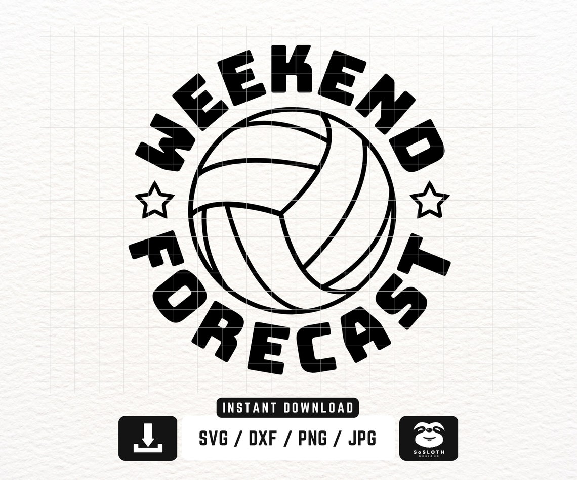 Weekend Forecast Svg Png Dxf Files Instant DOWNLOAD for - Etsy
