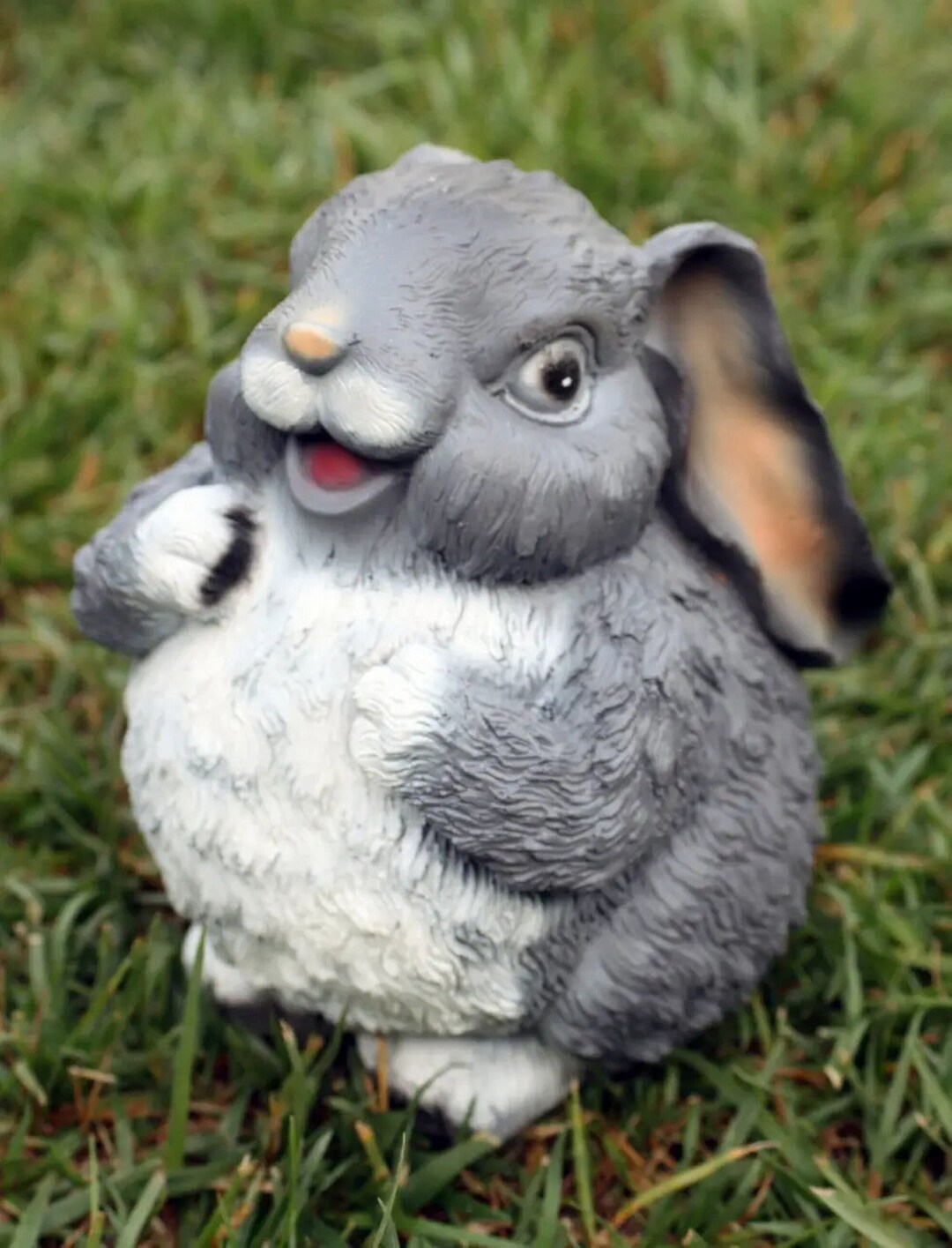 Garden Statue, Rabbit Figurine, Bunny Figurine, Figurine, Rabbit Statue ...