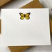 12 Flat Monarch Butterfly Notecards, Set of 12 Flat Watercolor ...