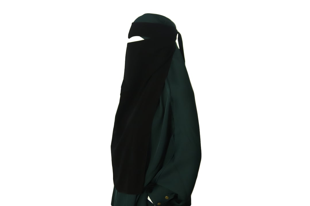 Widows Peak Niqab One Layer Niqab, Single Layer Niqab, 1 Layer Niqab ...