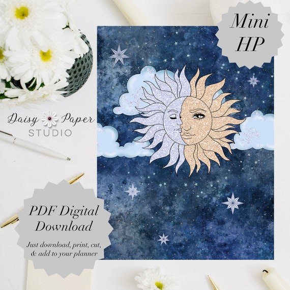 Paper Sun and Moon Planner Dashboard Calendars & Planners etna.com.pe