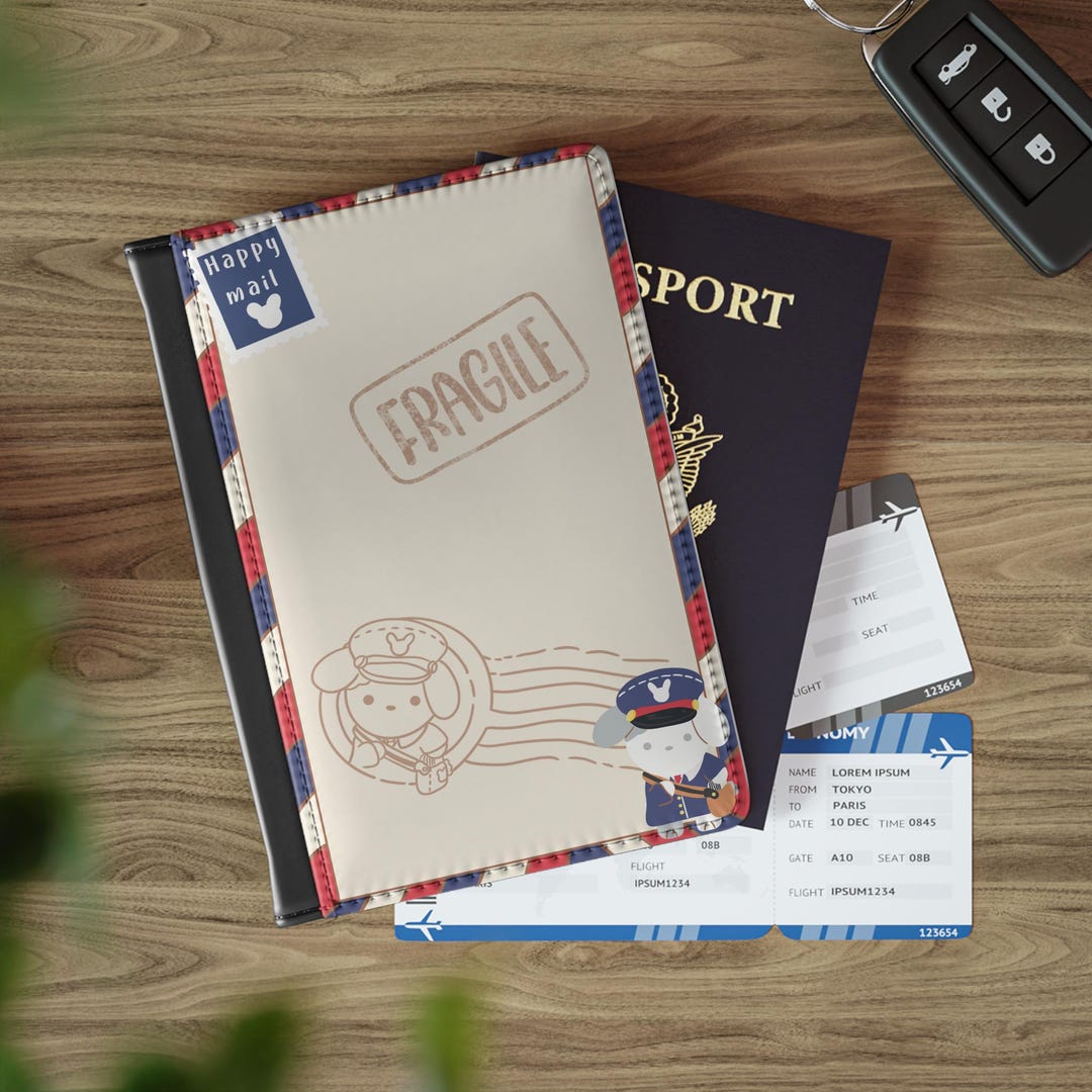 Kawaii Postman Bunny Passport Cover - Etsy