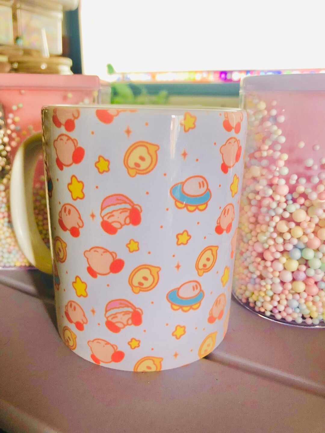 Kawaii Kirby Mug - Etsy