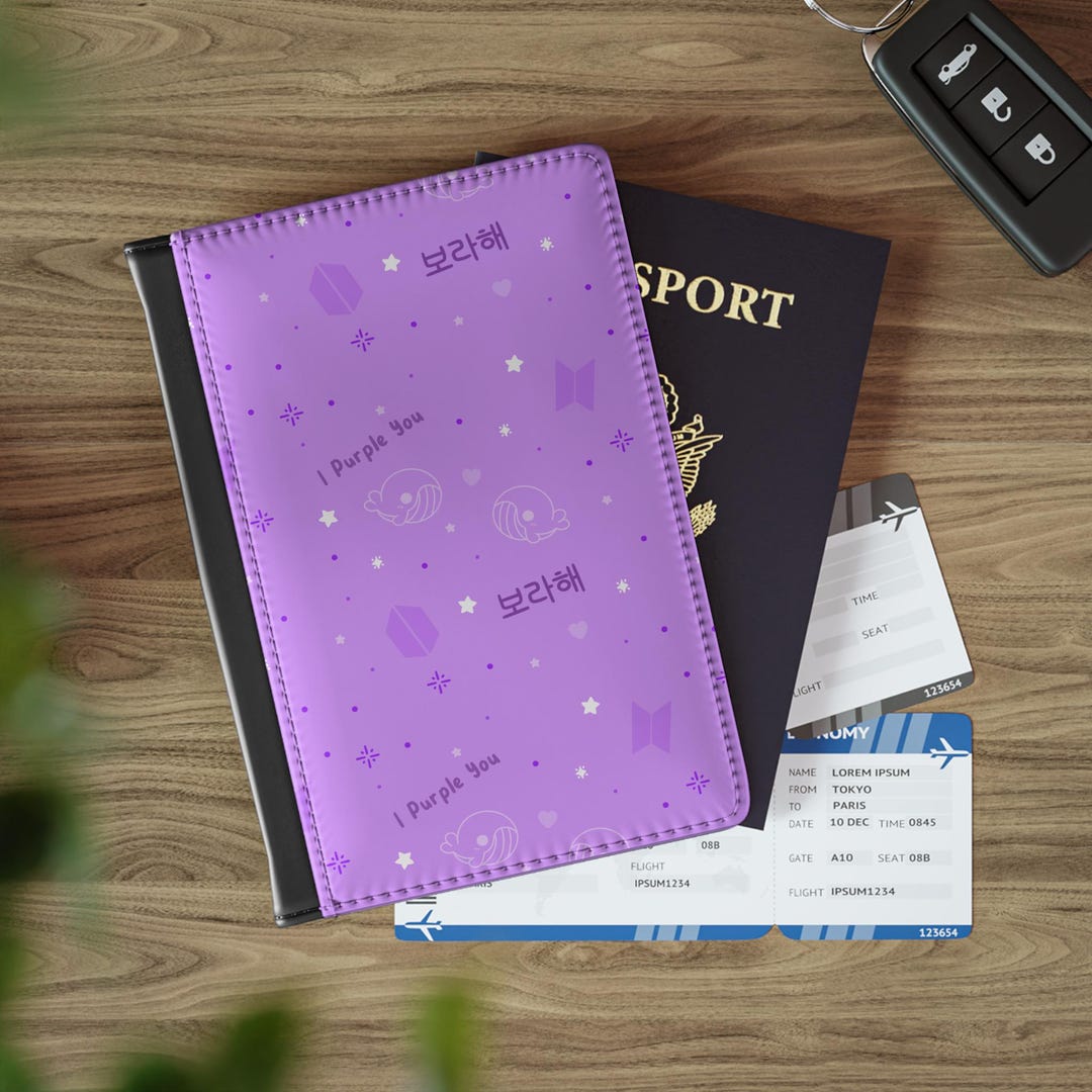 Purple You Inspired Passport Cover - Etsy