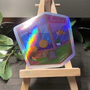 Daydream Holographic Claw Machine Sticker - Etsy