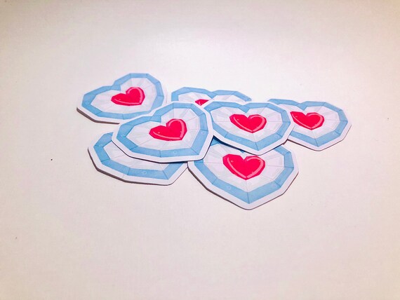 Zelda Heart Piece Drawing