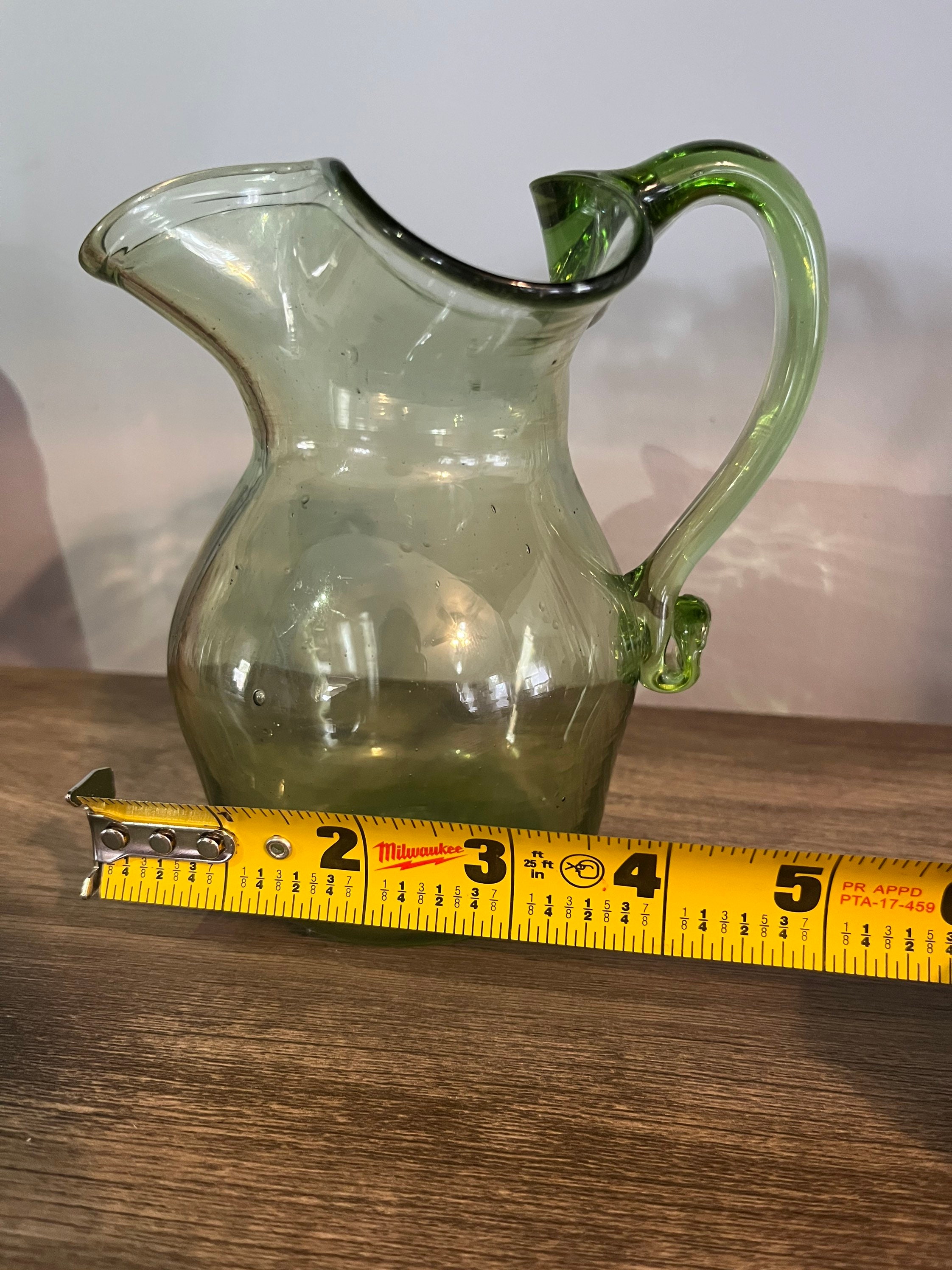Vintage Blenko Hand Blown Pitcher - Etsy