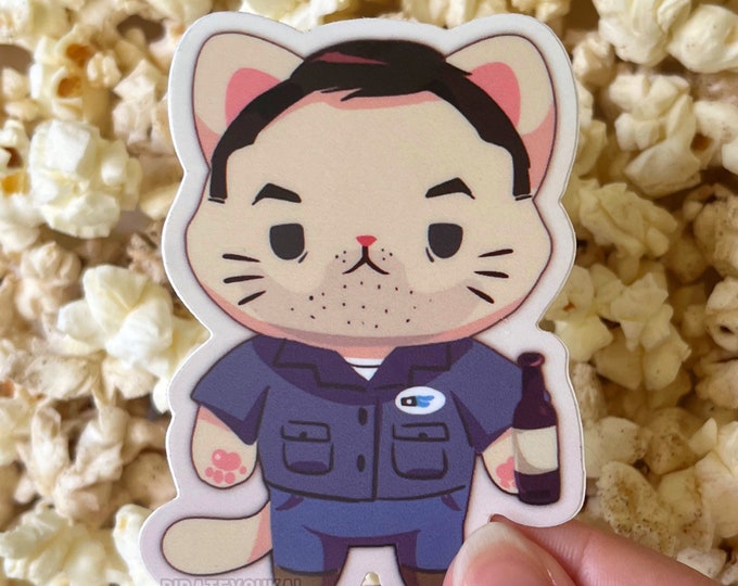 Redlettermedia Mike Cat Sticker - Etsy