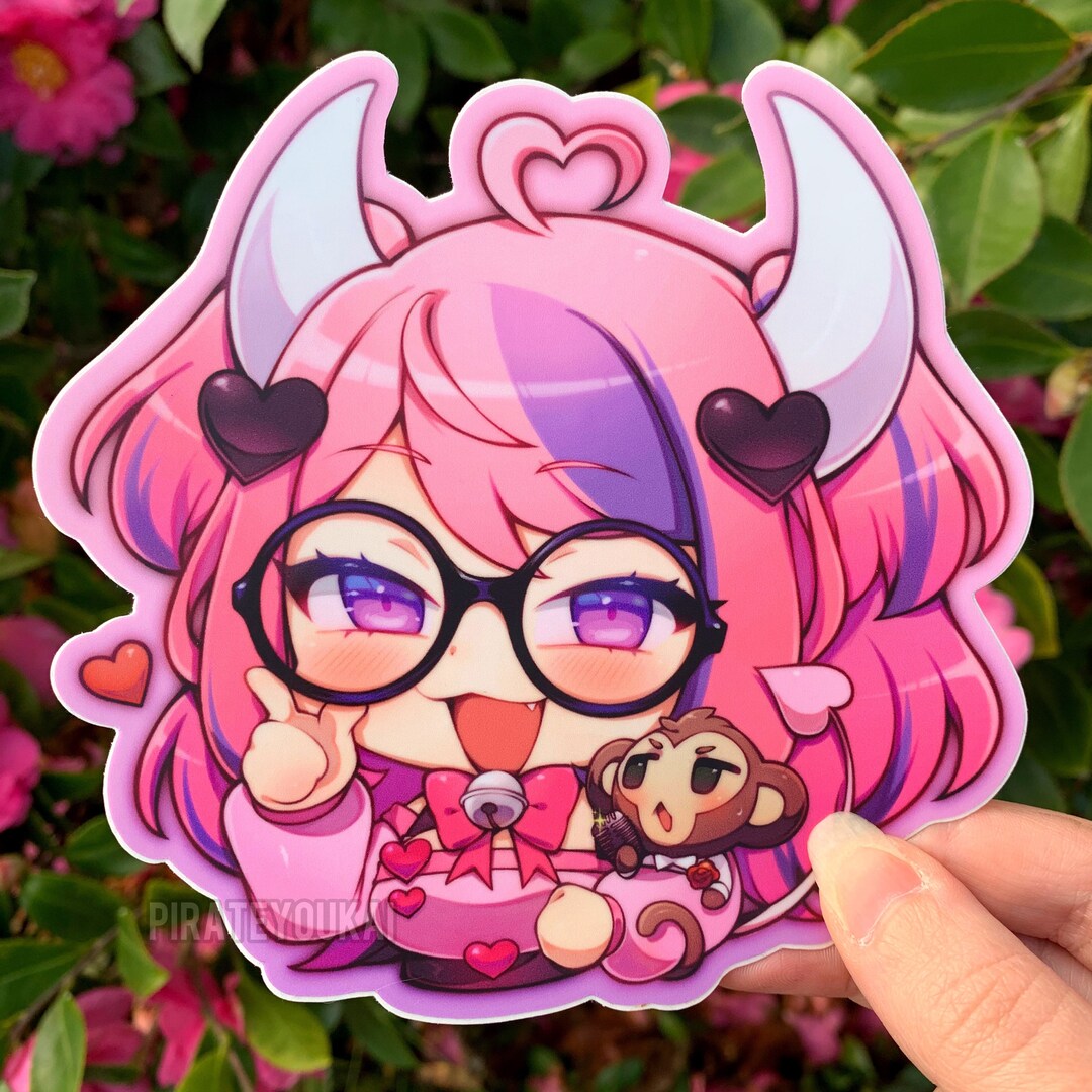 Vshojo Vtuber Ironmouse Sticker - Etsy
