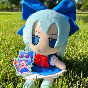 Touhou Fumo Fumo Cirno Icee Sticker - Etsy