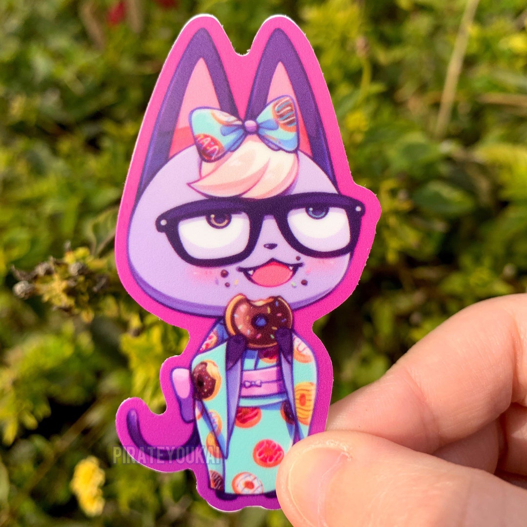 Animal Crossing Donut Kimono Raymond Sticker - Etsy