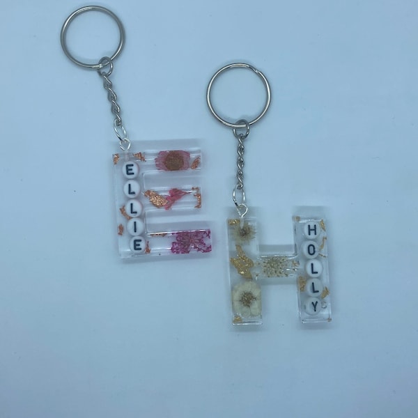 Flower Key Ring - Etsy