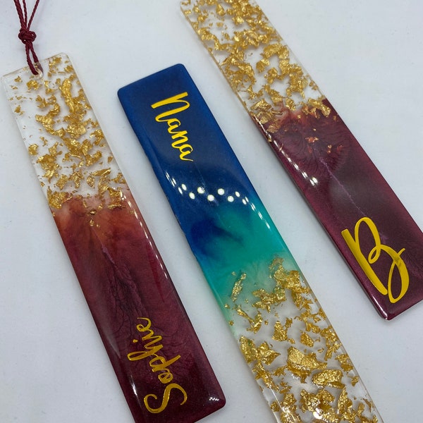 Resin Bookmark - Etsy UK