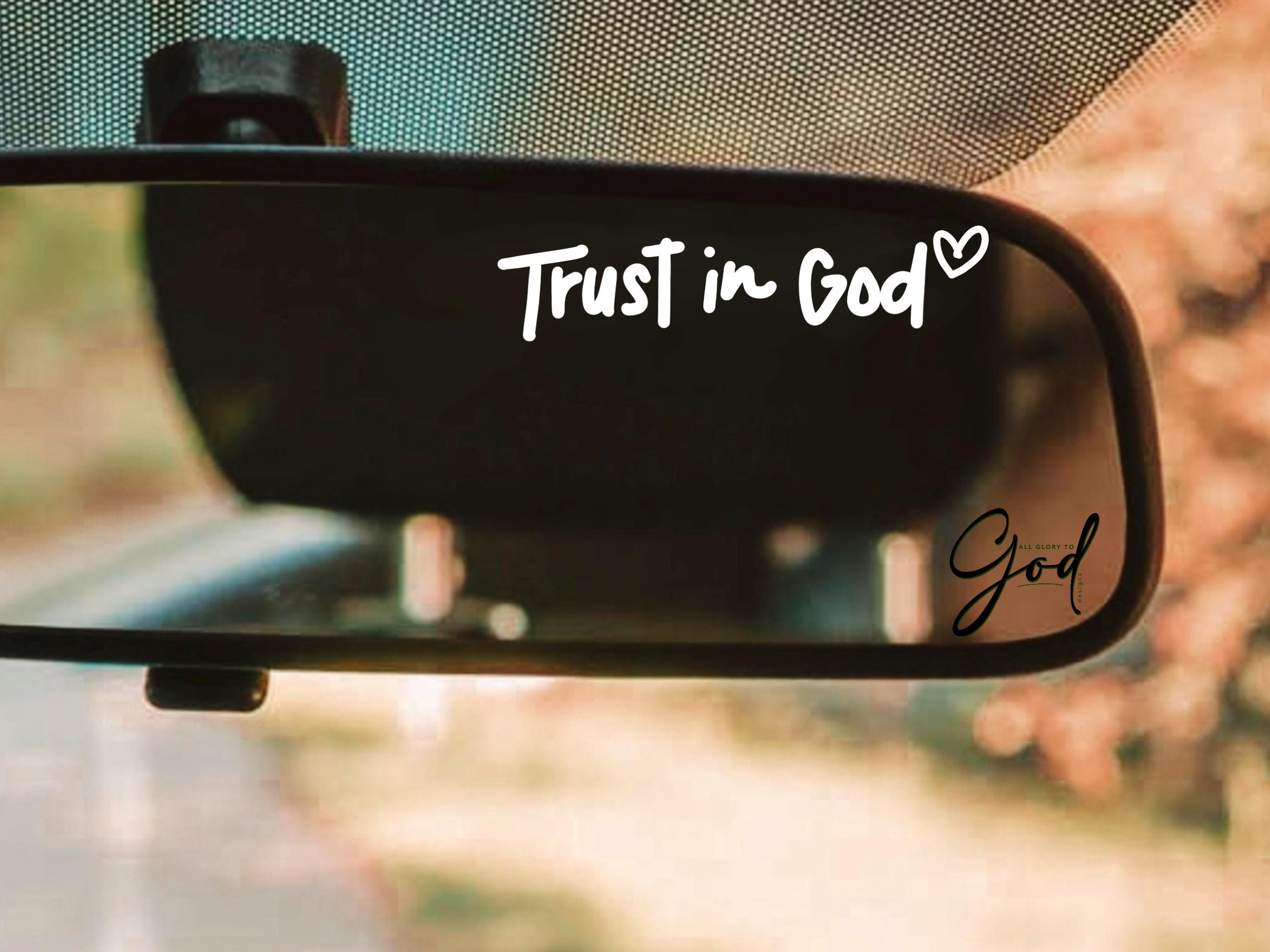 Trust in God Car Decal,jesus Over Everything Car Decal,jesus Decal ...