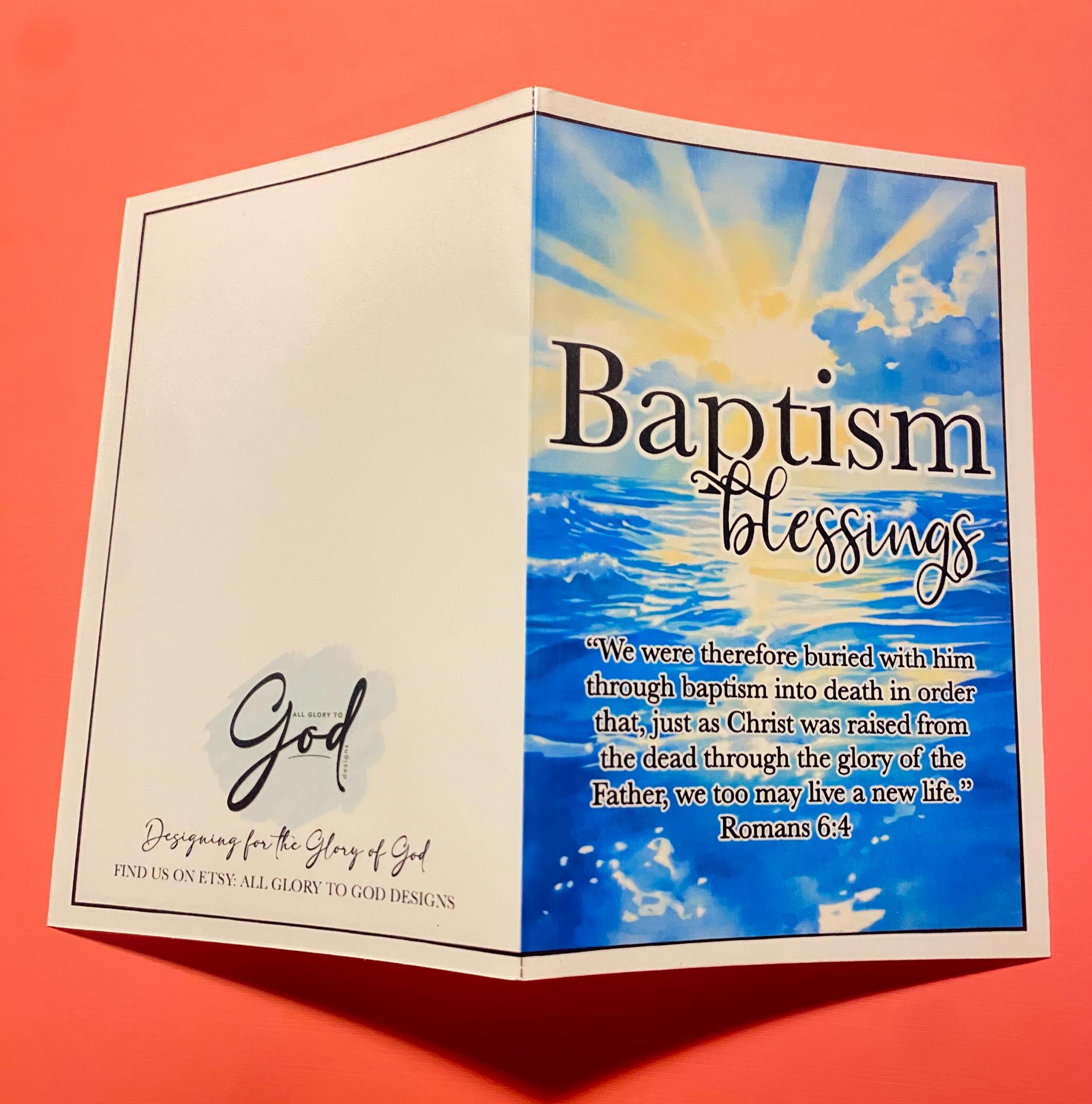 Printable Baptism Card,instant Download Teen Christian Baptism Card ...