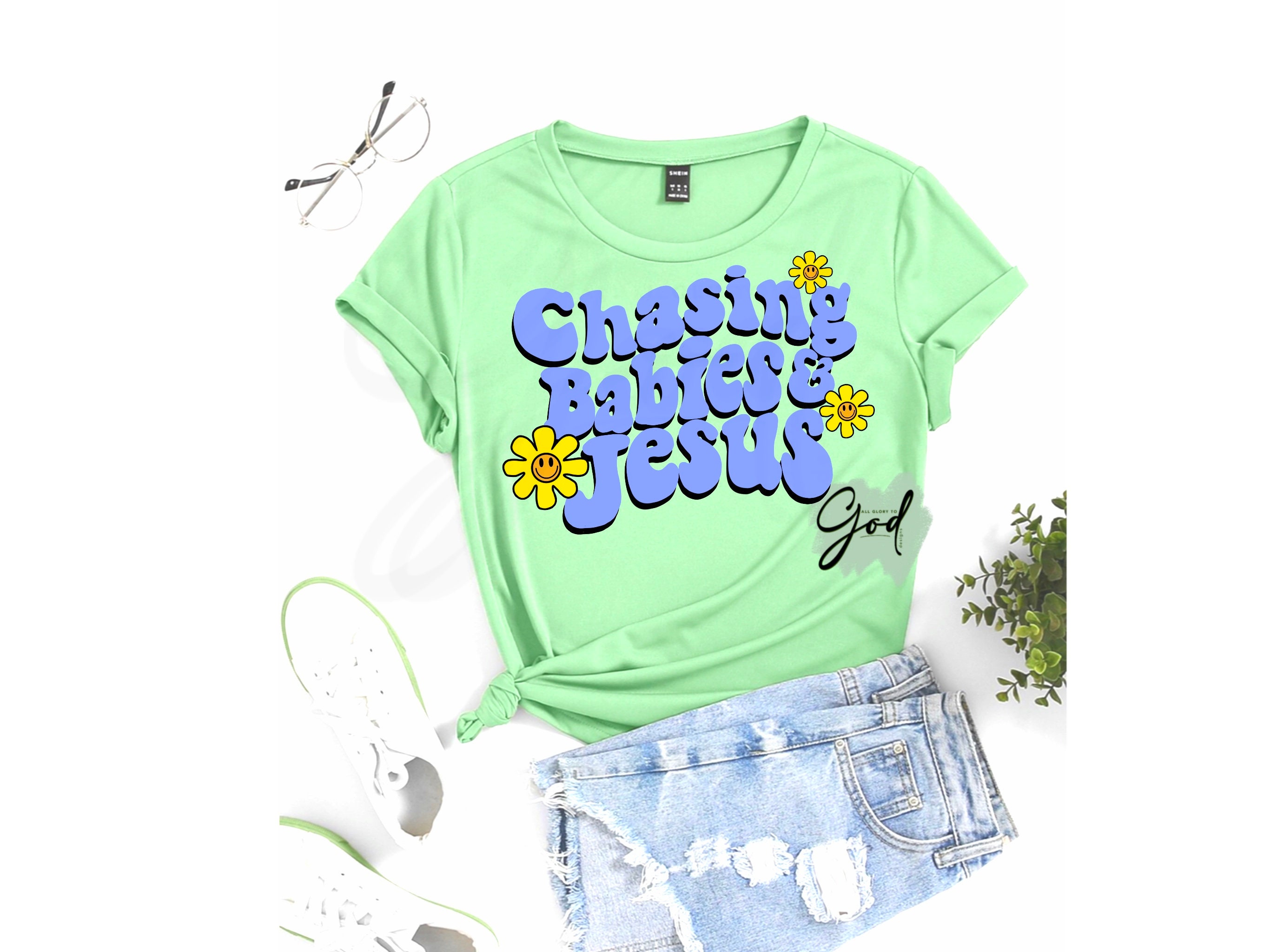 Chasing Babies and Jesus Png,jesus Saved Me Png,sublimation,christian ...