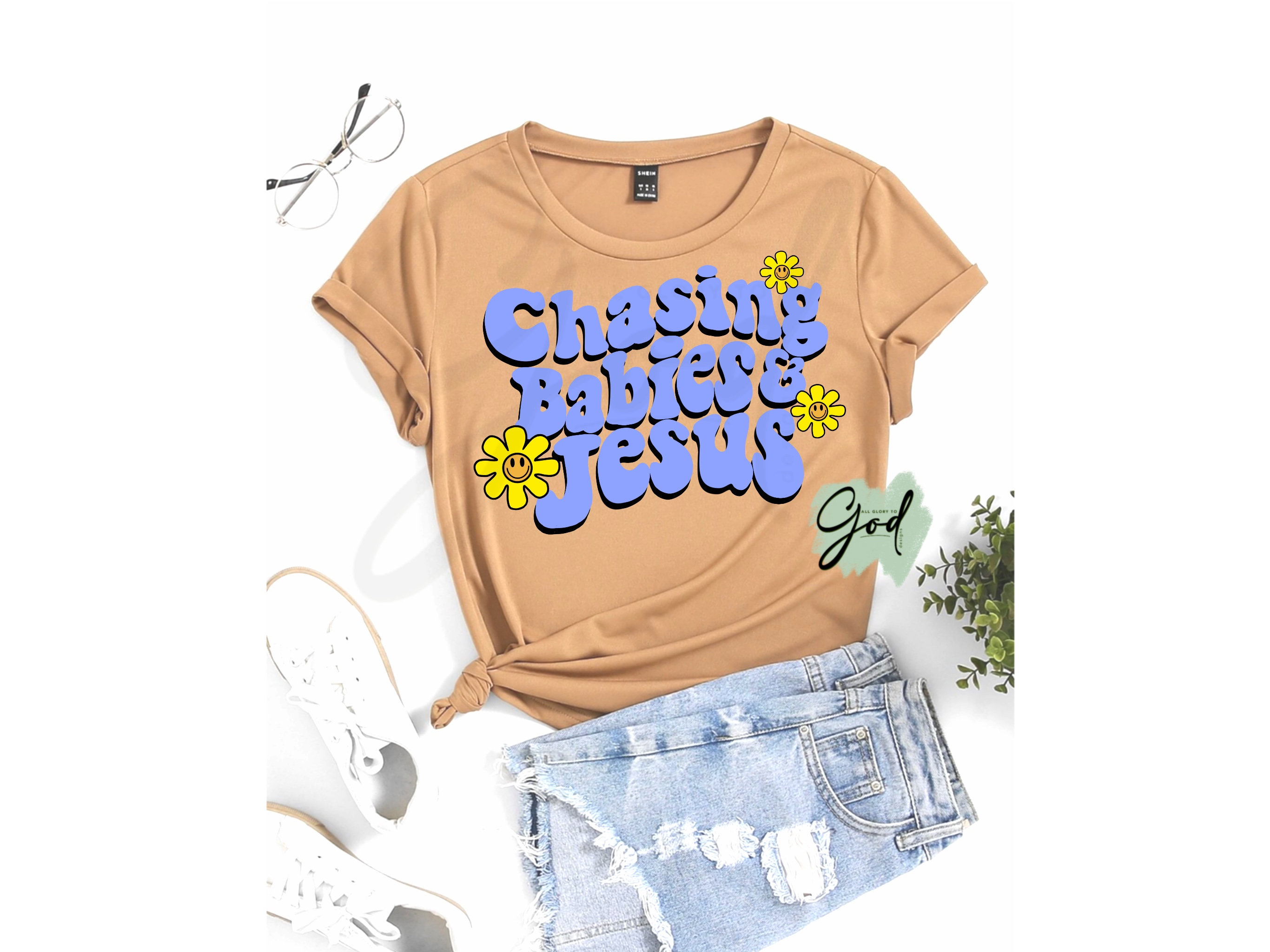 Chasing Babies and Jesus Png,jesus Saved Me Png,sublimation,christian ...