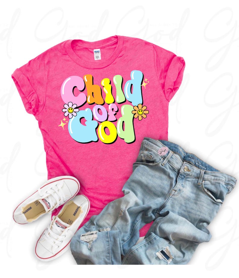 Child of God Holographic Sticker,christian Girl,child of God ...