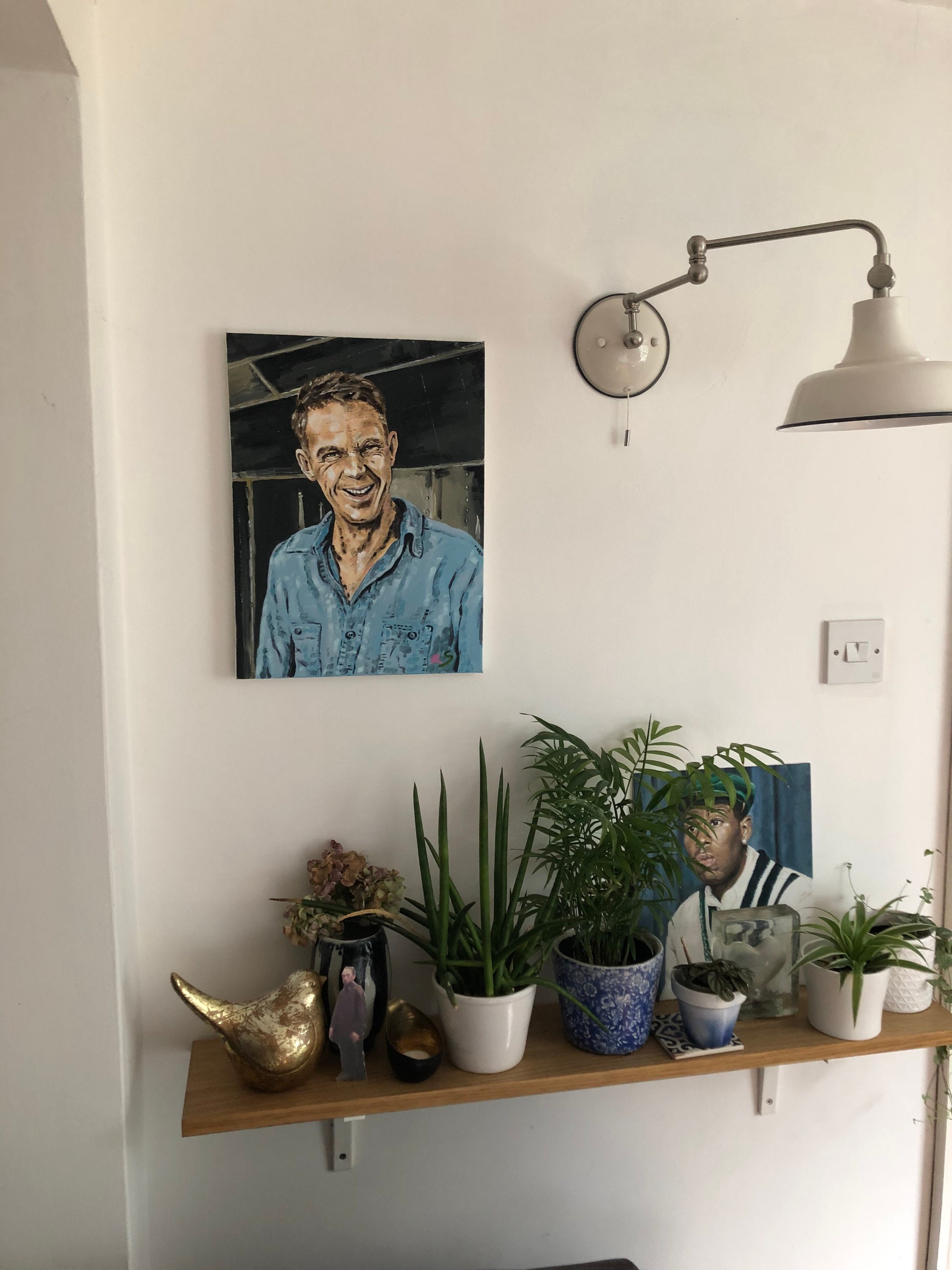 Steve Mcqueen, Actor, Portrait - Original Oil Painting on Canvas. - Etsy