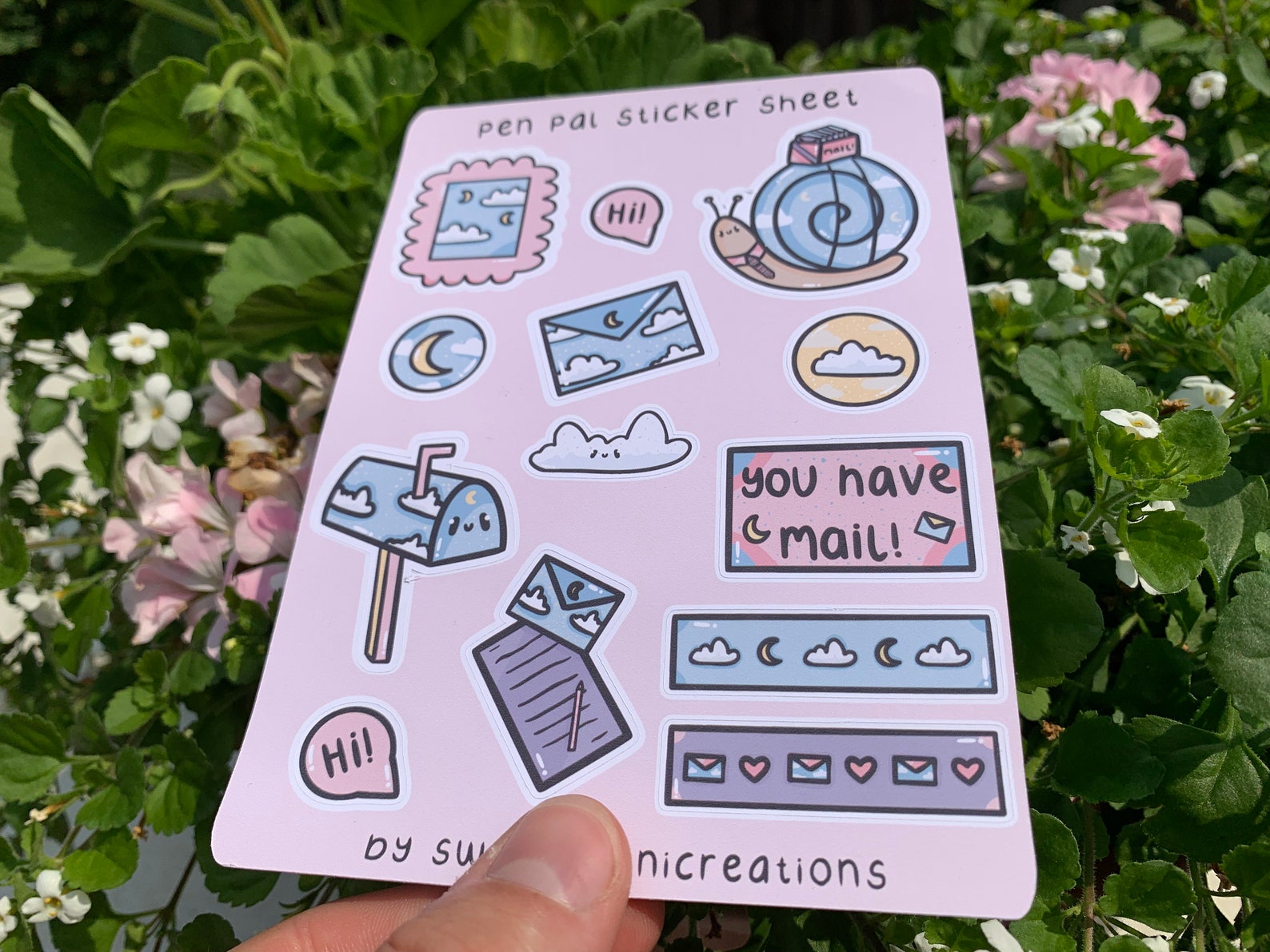 Penpal Sticker Sheet | Etsy