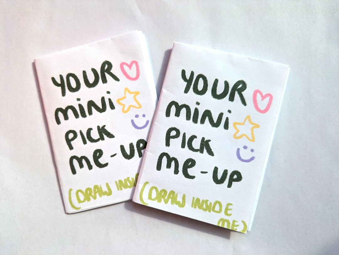 Your Mini Pick Me up Mini Zine ~ 1 Page Zine ~ Mental Health ~ Cute ...
