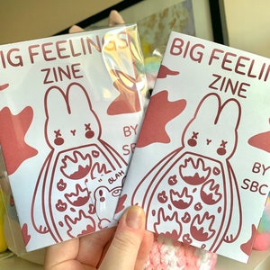 BIG FEELINGS Zine Feelings Zine Story Zine Mental Health Zine Handmade ...