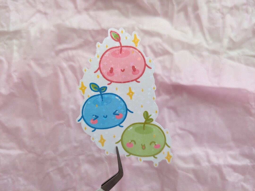 Holographic Junimo Stardew Valley Inspired Vinyl Sticker Cottagecore ...