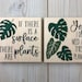 Rustic Plant Themed Mini Signs, Rustic Farmhouse Decor, Indoor Garden ...