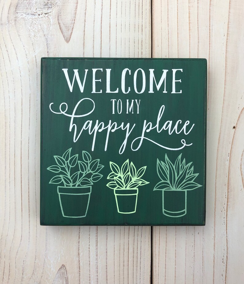 Rustic Plant Themed Mini Signs Rustic Farmhouse Decor Indoor - Etsy