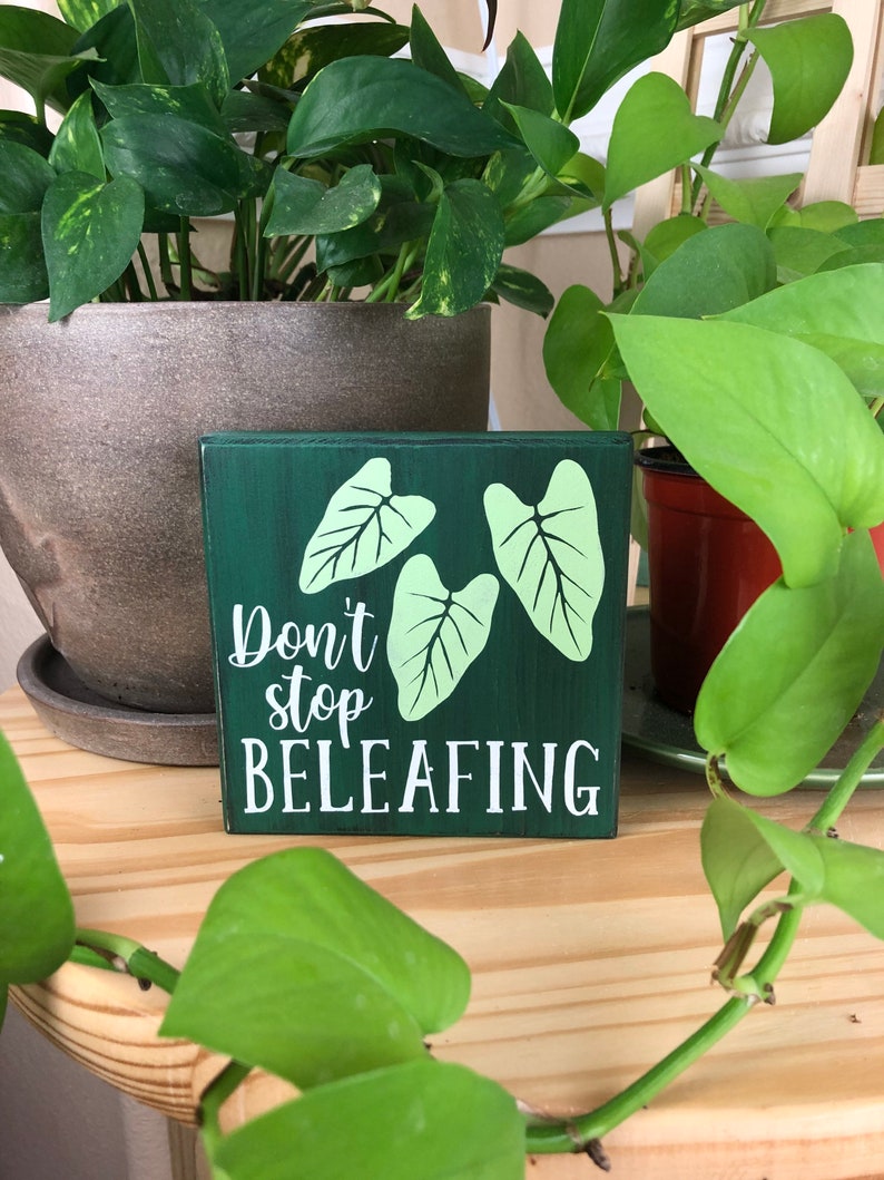 Rustic Plant Themed Mini Signs Rustic Farmhouse Decor Indoor - Etsy