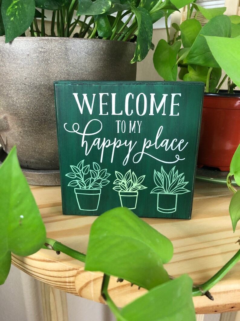 Rustic Plant Themed Mini Signs Rustic Farmhouse Decor Indoor - Etsy