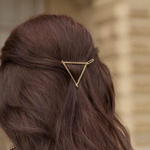 Metal Triangle Hair Pin | Metal Hair Accessories | Vintage Hair ...