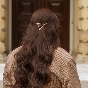 Metal Triangle Hair Pin Metal Hair Accessories Vintage Hair Accessories ...