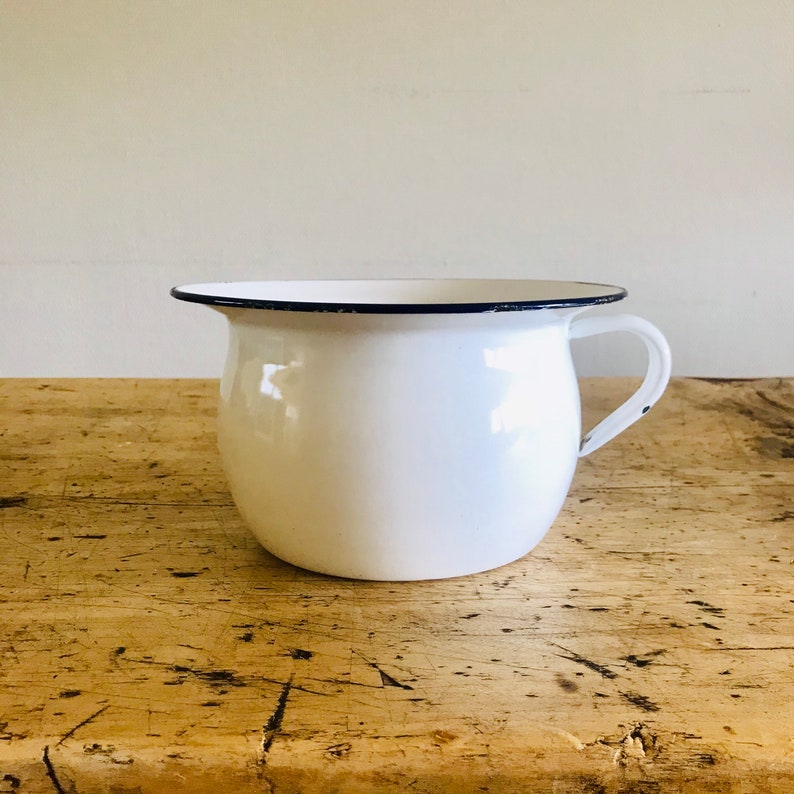 Antique Vintage Chamber Pot Potty Enamel French Interior Dutch - Etsy